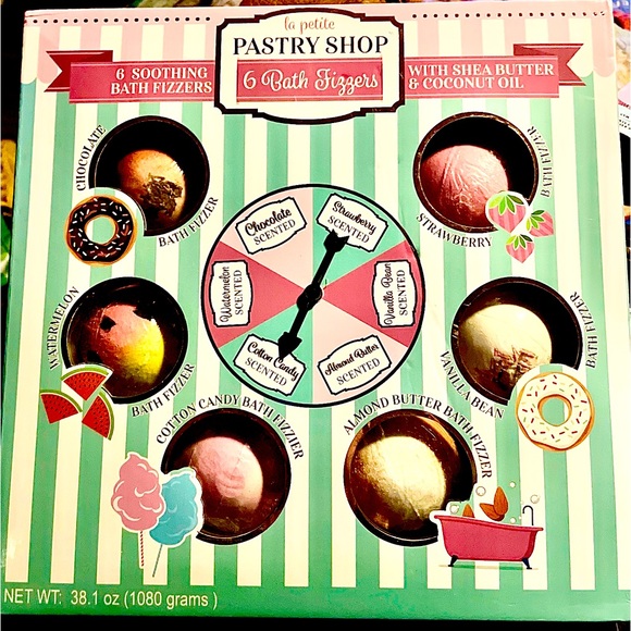 Pastry shop | Bath & Body | New Pastry Shop 6 Soothing Bath Bomb ...
